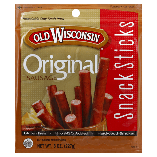 Old Wisconsin Snack Sticks, Original Sausage | Hy-Vee Aisles Online ...