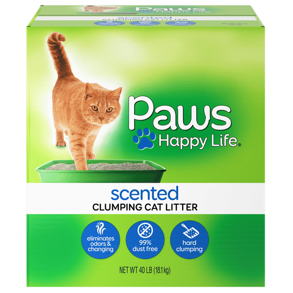 Paws Happy Life Scented Clumping Cat Litter | Hy-Vee Aisles Online ...