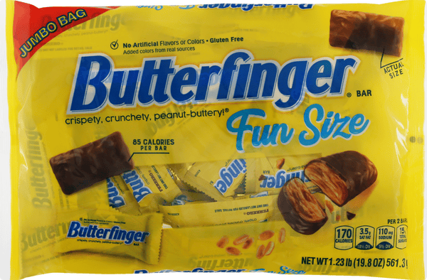 BUTTERFINGER Fun Size Candy Bars Jumbo Bag | Hy-Vee Aisles Online ...