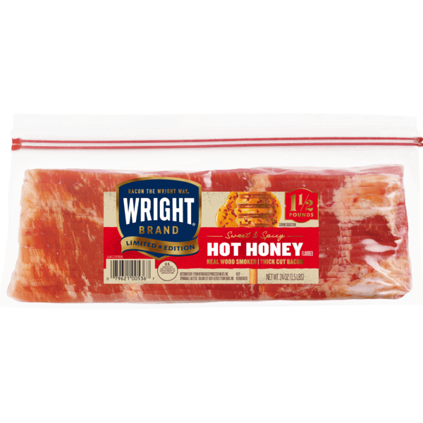 Wright Brand Limited Edition Hot Honey Flavored Real Wood Smoked Thick ...