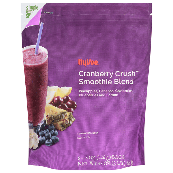 Hy-Vee Smoothie Blend, Cranberry Crush 6-8 oz Bags | Hy-Vee Aisles ...