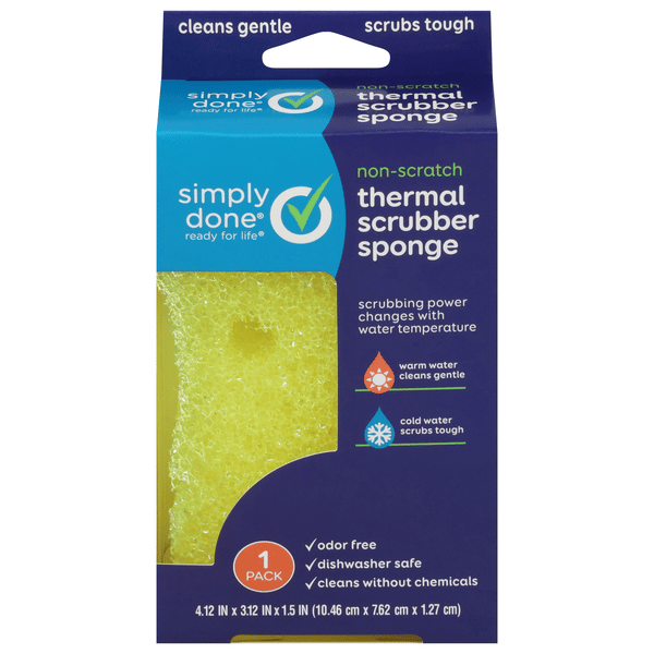 Simply Done Thermal Scrubber Sponge | Hy-Vee Aisles Online Grocery Shopping