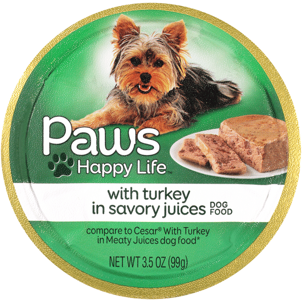 Paws Happy Life with Turkey in Savory Juices Wet Dog Food | Hy-Vee ...