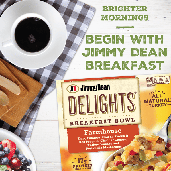 Jimmy Dean Delights Farmhouse Breakfast Bowl, Frozen, Bowl | Hy-Vee ...