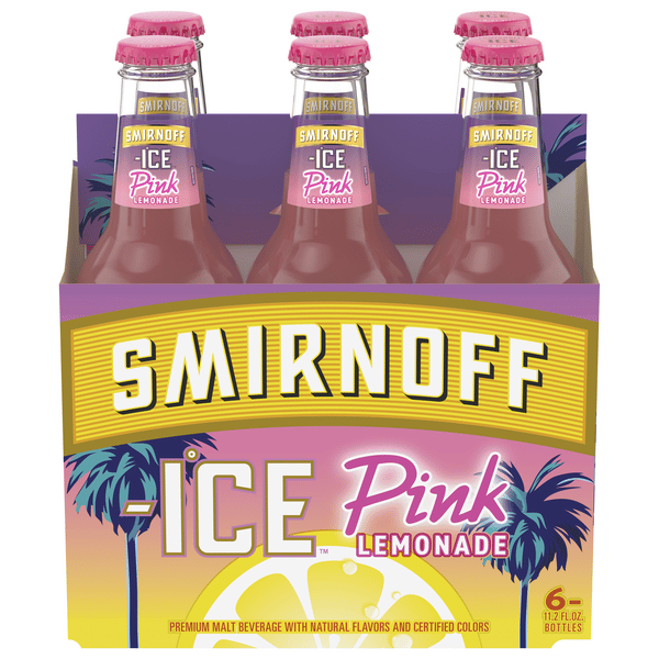 Smirnoff Ice Pink Lemonade, 6pk | Hy-Vee Aisles Online Grocery Shopping