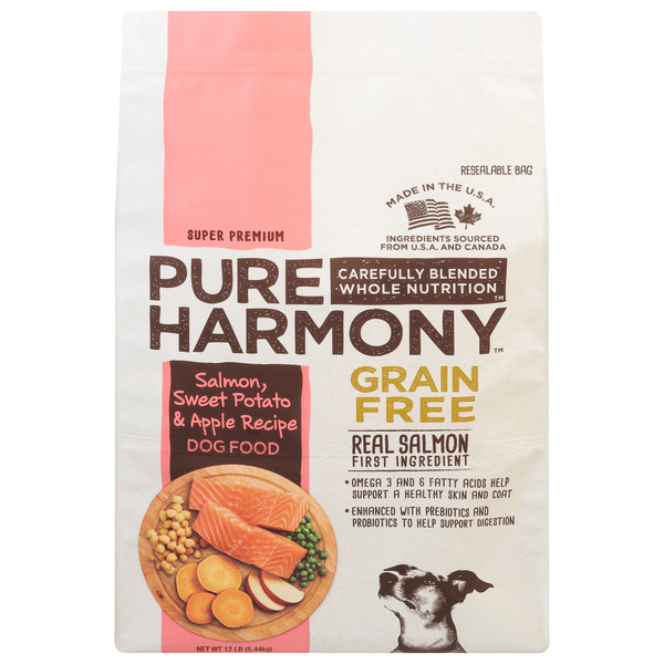 Pure Harmony Super Premium Grain Free Salmon, Sweet Potato & Apple ...