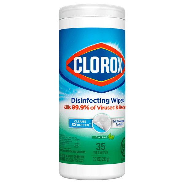 Clorox Fresh Scent Disinfecting Wipes 35Ct | Hy-Vee Aisles Online ...