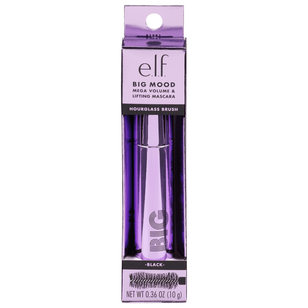 e.l.f. Big Mood Mega Volume & Lifting Mascara, Black | Hy-Vee Aisles ...