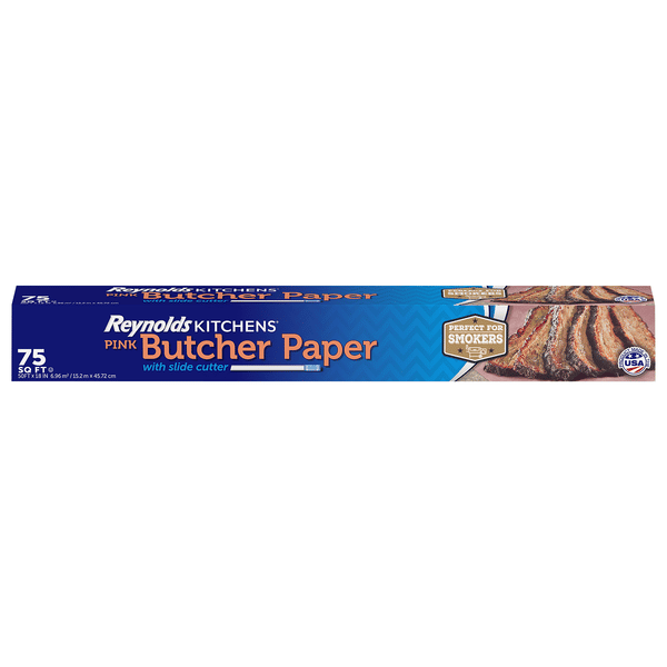 Reynolds Kitchens Pink 75 Sq Ft Butcher Paper with Slide Cutter 1 Each ...