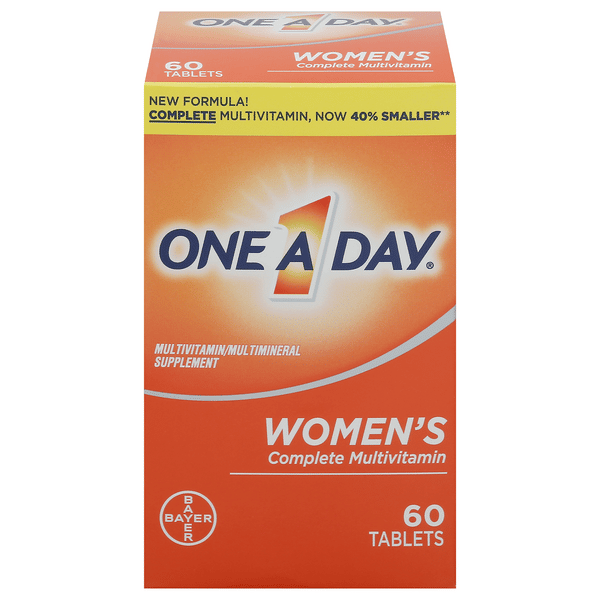 Bayer One A Day Women's Complete Multivitamin, Tablets | Hy-Vee Aisles ...