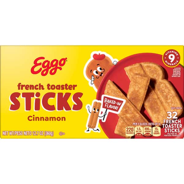 Eggo Frozen French Toaster Sticks Cinnamon 32 Count | Hy-Vee Aisles ...