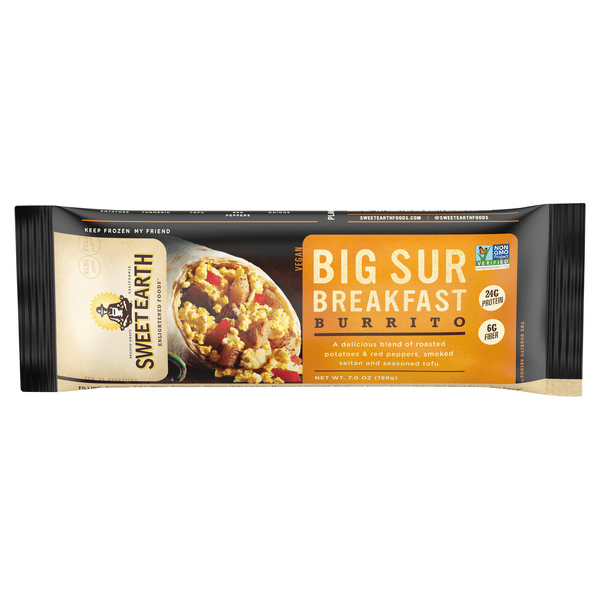 Sweet Earth Big Sur Breakfast Burrito | Hy-Vee Aisles Online Grocery ...