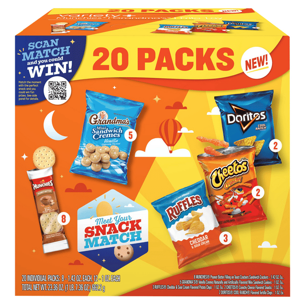 Frito Lay Snack Time Mix With Munchies Variety Pack, 20 Packs | Hy-Vee ...