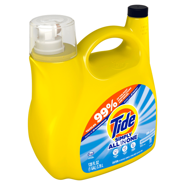 Tide Simply Clean & Fresh Liquid Laundry Detergent, Refreshing Breeze ...