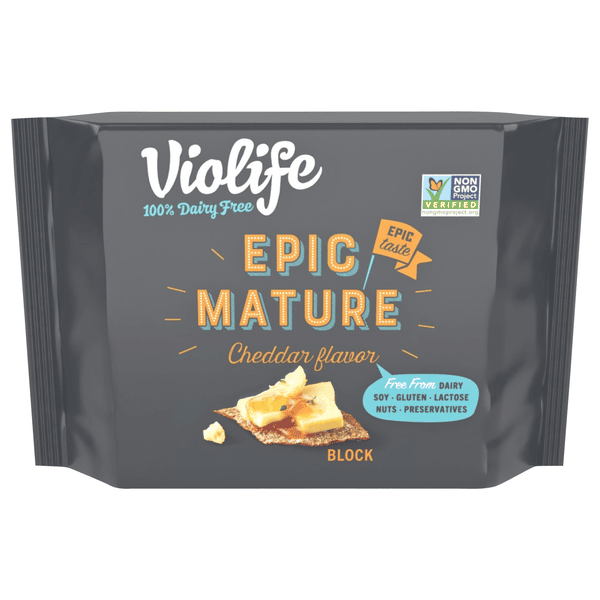 Violife Epic Mature Cheddar Block Cheese Alternative | Hy-Vee Aisles ...