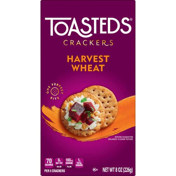 Toasteds Crackers Harvest Wheat | Hy-Vee Aisles Online Grocery Shopping