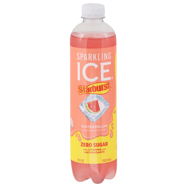 Sparkling ICE Starburst Watermelon Sparkling Water, Zero Sugar | Hy-Vee ...