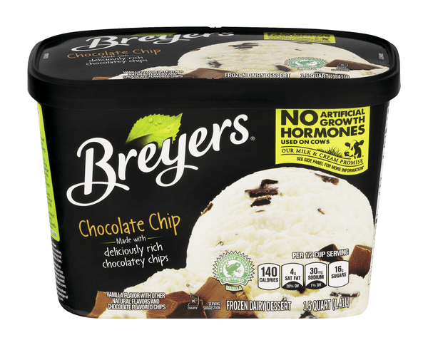 Breyers Chocolate Chip Ice Cream | Hy-Vee Aisles Online Grocery Shopping