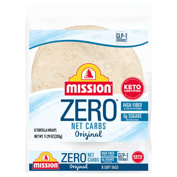 Mission Zero Net Carbs Original Tortilla Wraps, 8Ct | Hy-Vee Aisles ...