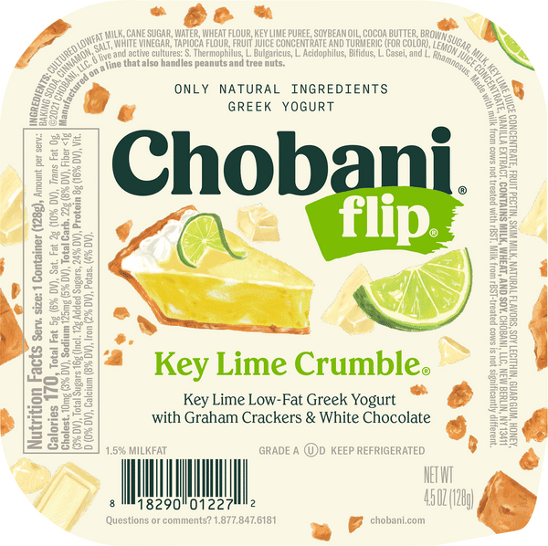 Chobani Flip Key Lime Crumble Greek Yogurt | Hy-Vee Aisles Online ...
