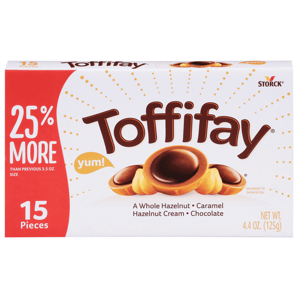 Toffifay Candy 25% More, 15 Pieces | Hy-Vee Aisles Online Grocery Shopping