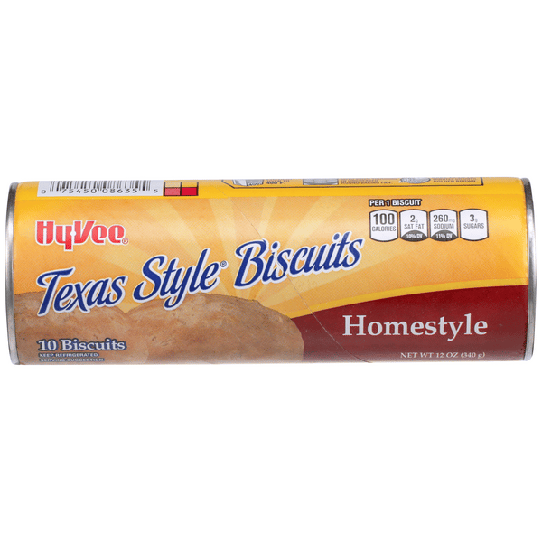 Hy-Vee Texas Style Homestyle Biscuits 10Ct | Hy-Vee Aisles Online ...