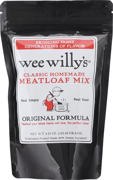 Wee Willy's Original Formula Meatloaf Mix 4.25 oz | Hy-Vee Aisles ...