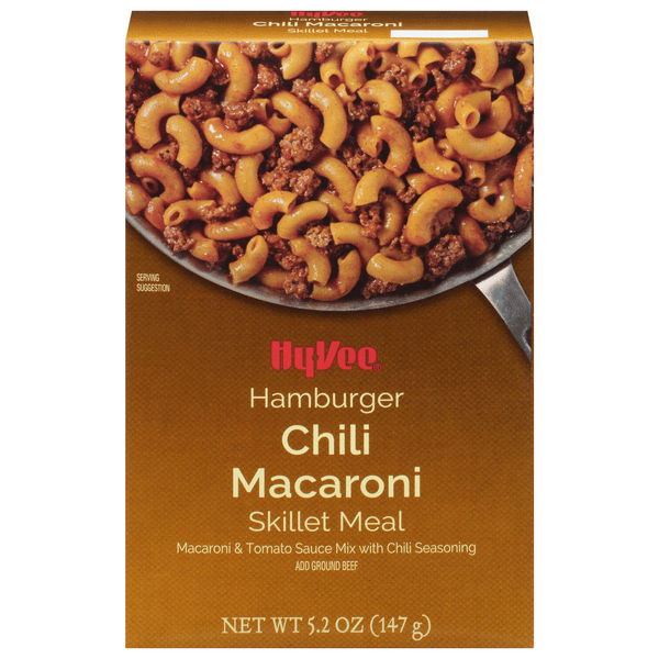 Hy-Vee Skillet Meal Hamburger Chili Macaroni | Hy-Vee Aisles Online ...