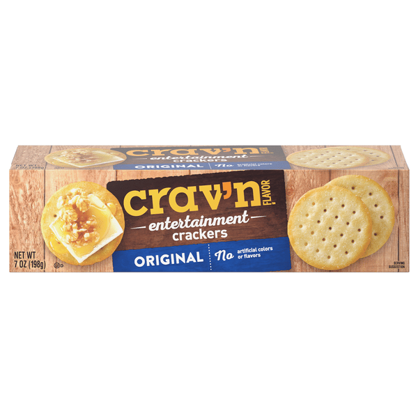 Crav'n Flavor Original Entertainment Crackers | Hy-Vee Aisles Online ...